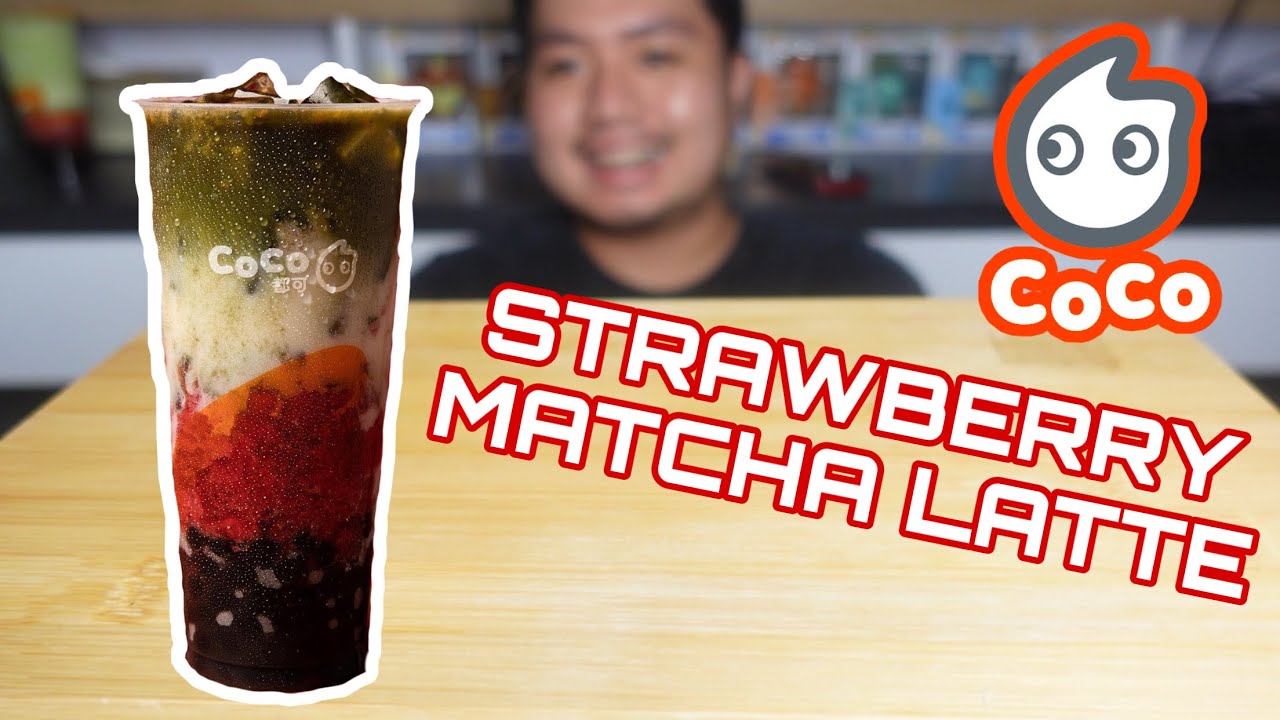 Coco's Strawberry Matcha Latte Taste Test | TTT ep. 127 - YouTube