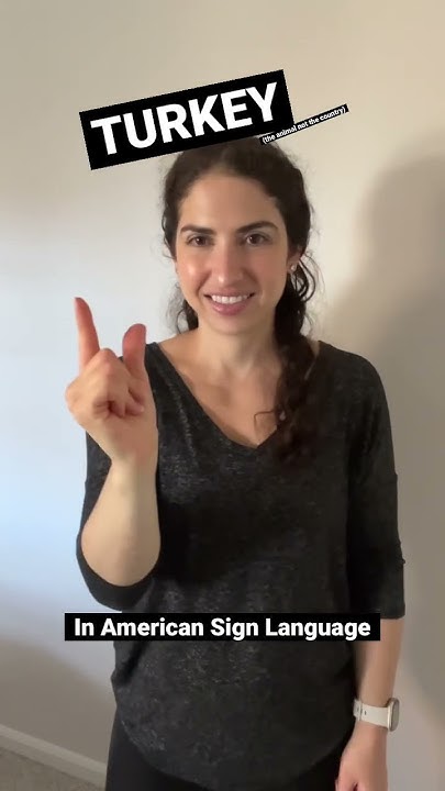 How to sign TURKEY in American Sign Language! - YouTube