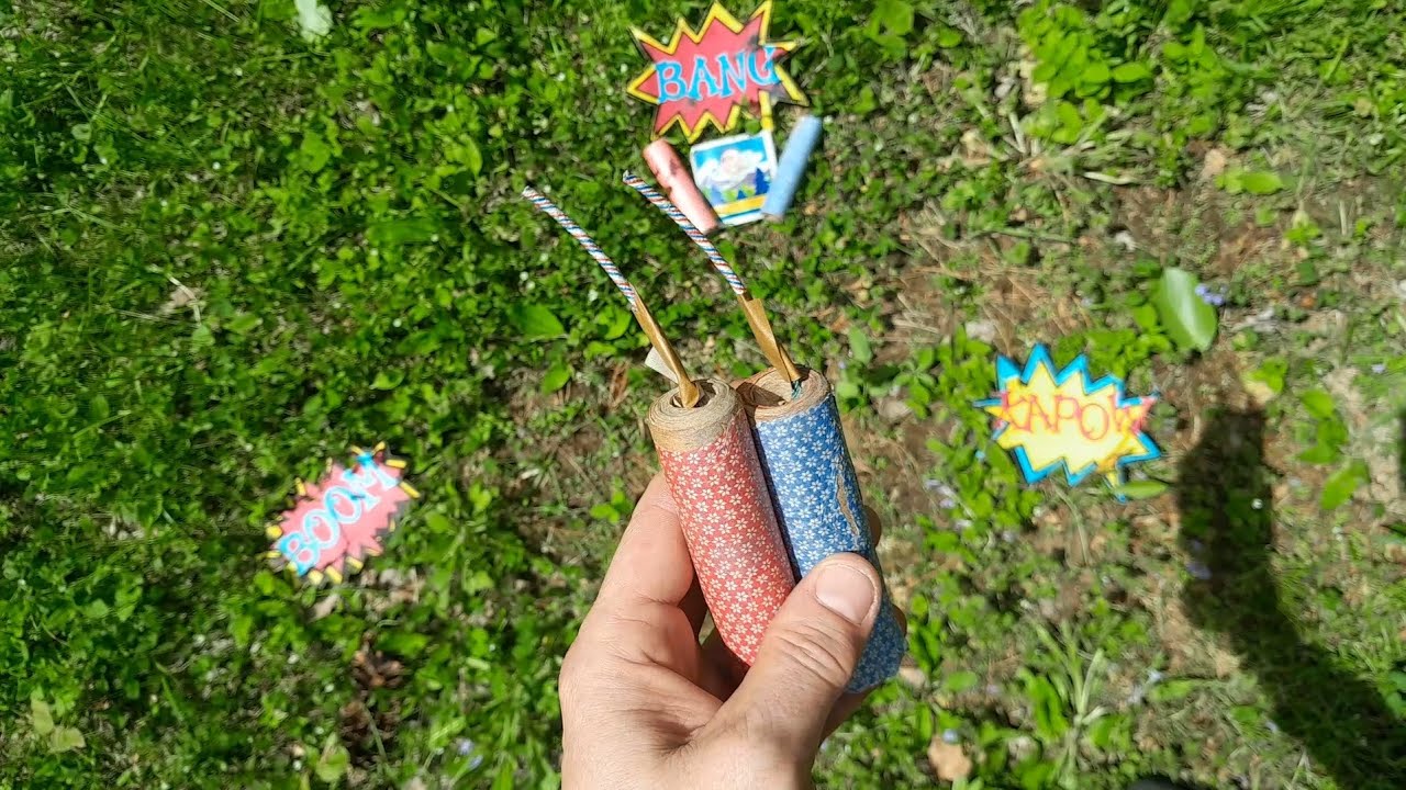 TIGER HEAD BRAND 4 INCH DAISY FIRECRACKER X2 !! BLACK POWDER!! # ...