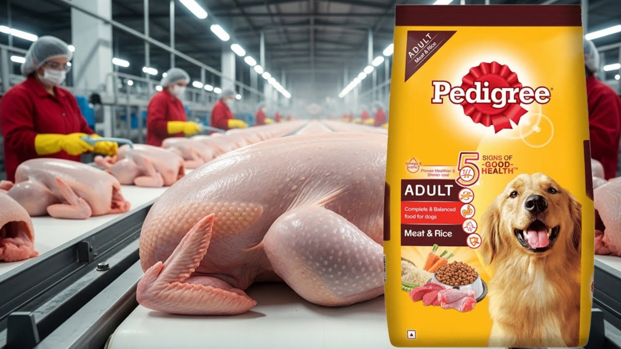 Inside the Pedigree Chicken Dog Food Factory — (Full Process Revealed ...