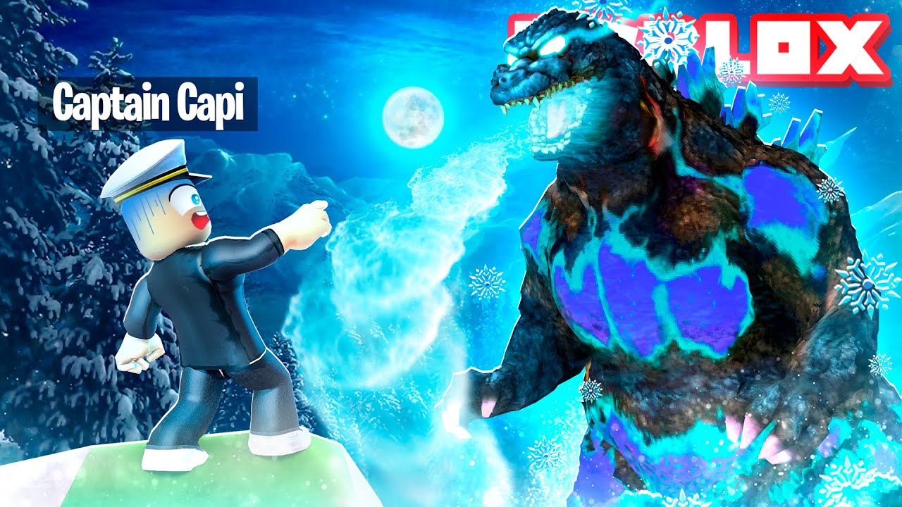 Super FROZEN GODZILLA DESTROYS the CITY in ROBLOX - YouTube