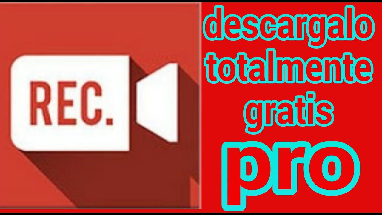 Como descargar rec pro para android - YouTube