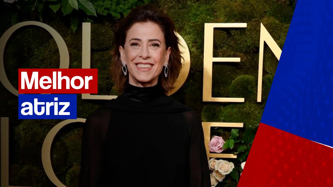 Fernanda Torres vence Globo de Ouro inédito para o Brasil - YouTube