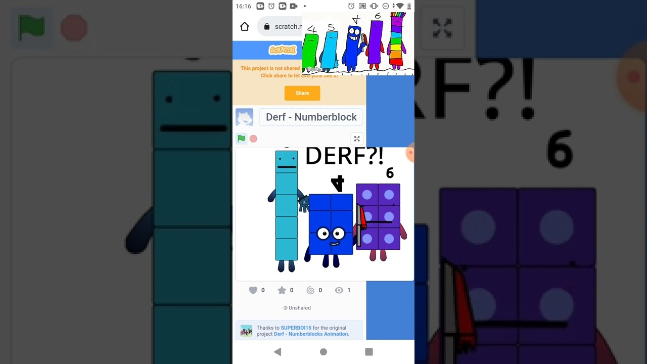 derf - numberblocks animation - YouTube