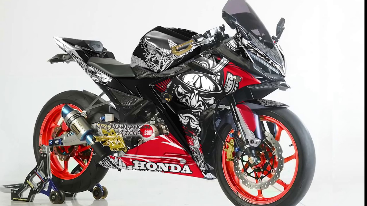 belajar membuat desain decal dan mockup motor - YouTube