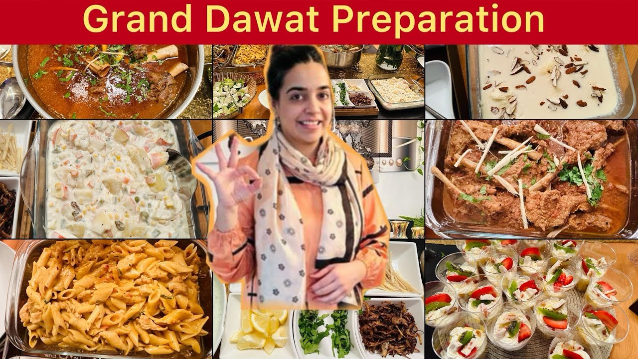 Dawat Menu Ideas | Easy & Tasty Wel Organised Dawat | Menu/Presentation ...