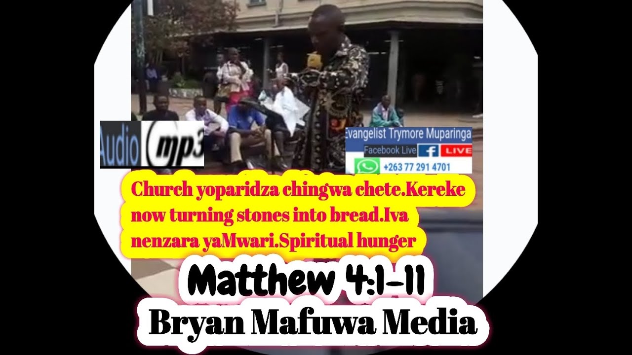 Evangelist Trymore Muparinga -Church yoparidza chingwa chete.Kereke now ...