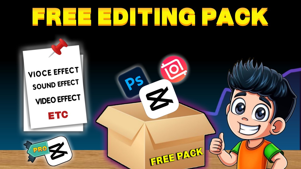 40GB FREE Editing Pack 📦🎁 2024 ll Free Video Editing Material - YouTube