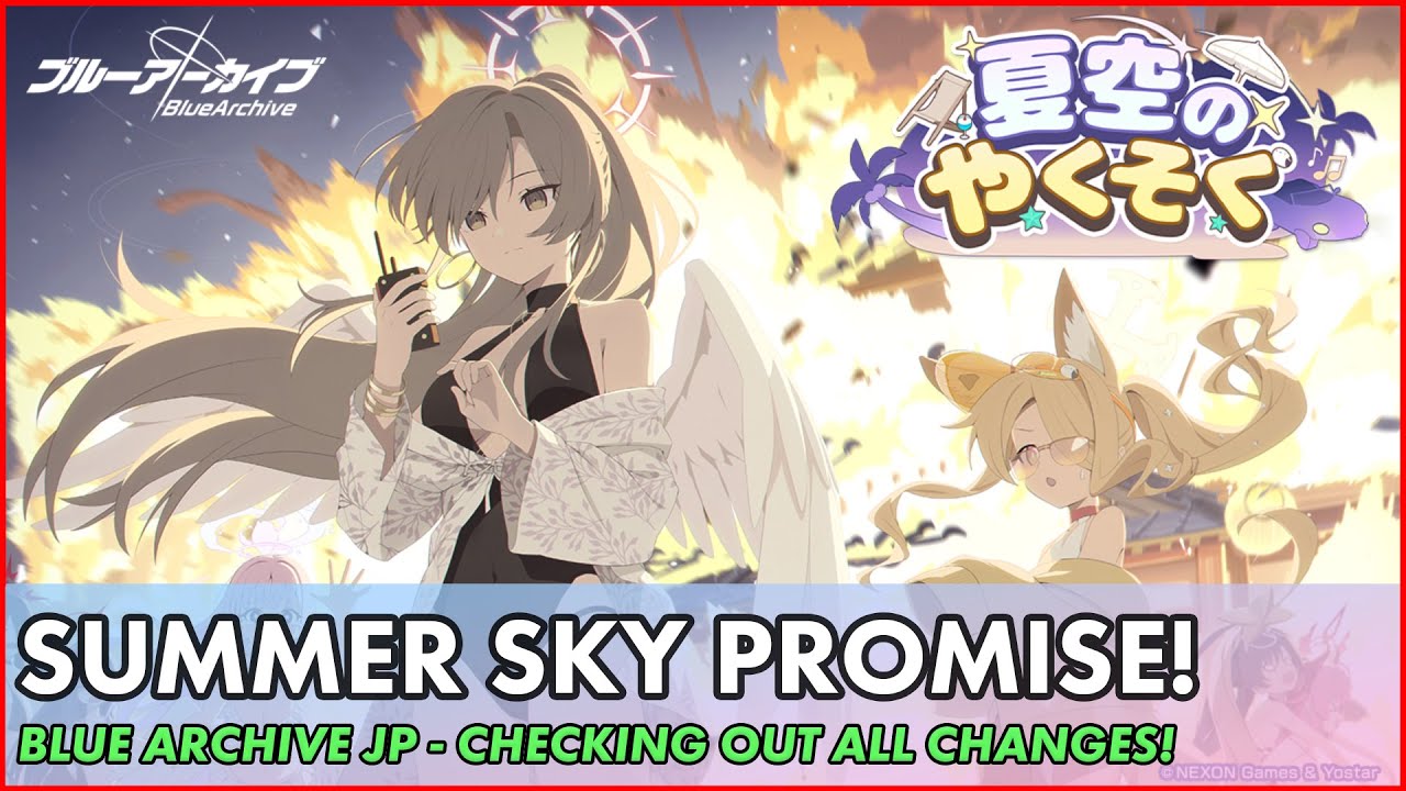 [Blue Archive JP] Summer Sky Promise CARD Minigame then [Uma Musume ...