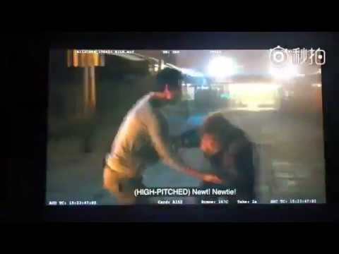DYLMAS WHILE FILMING NEWTS DEATH SCENE ELIMINADA - YouTube
