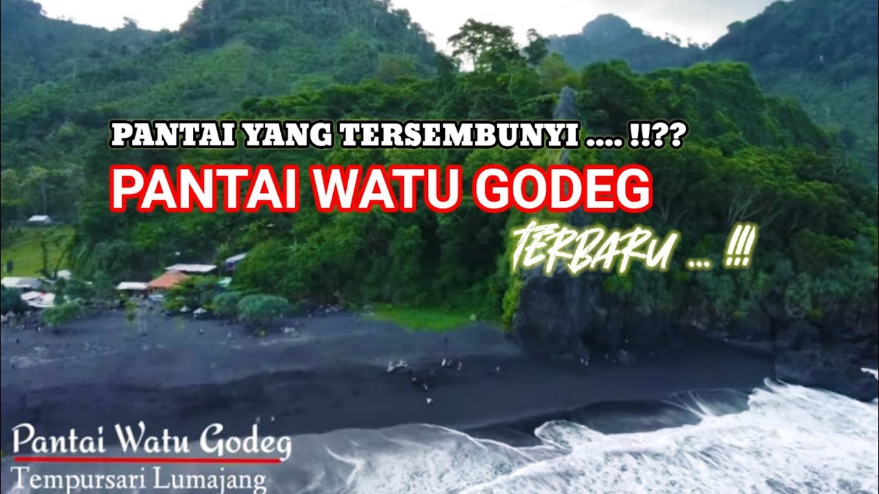 wisata pantai terbaru watu godeg - YouTube