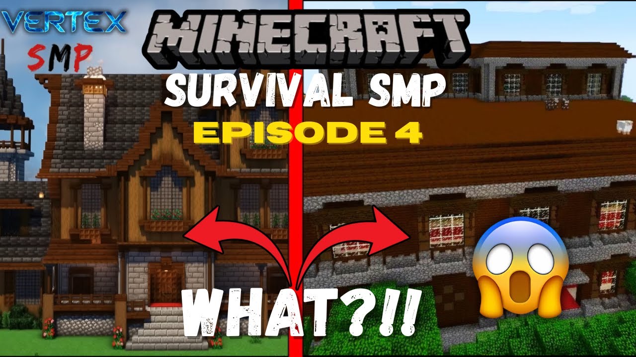 OUR HOUSE IS BUILT!!! | VERTEX SURVIVAL SMP | Episode 4 - YouTube