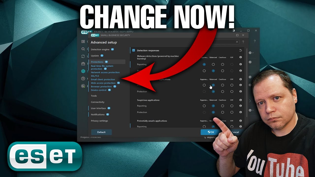 ESET Settings You Should Change NOW for Maximum Security! - YouTube