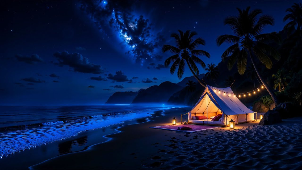 Fall Asleep With Ocean Waves All Night Long - Peaceful Sleep In 3 ...