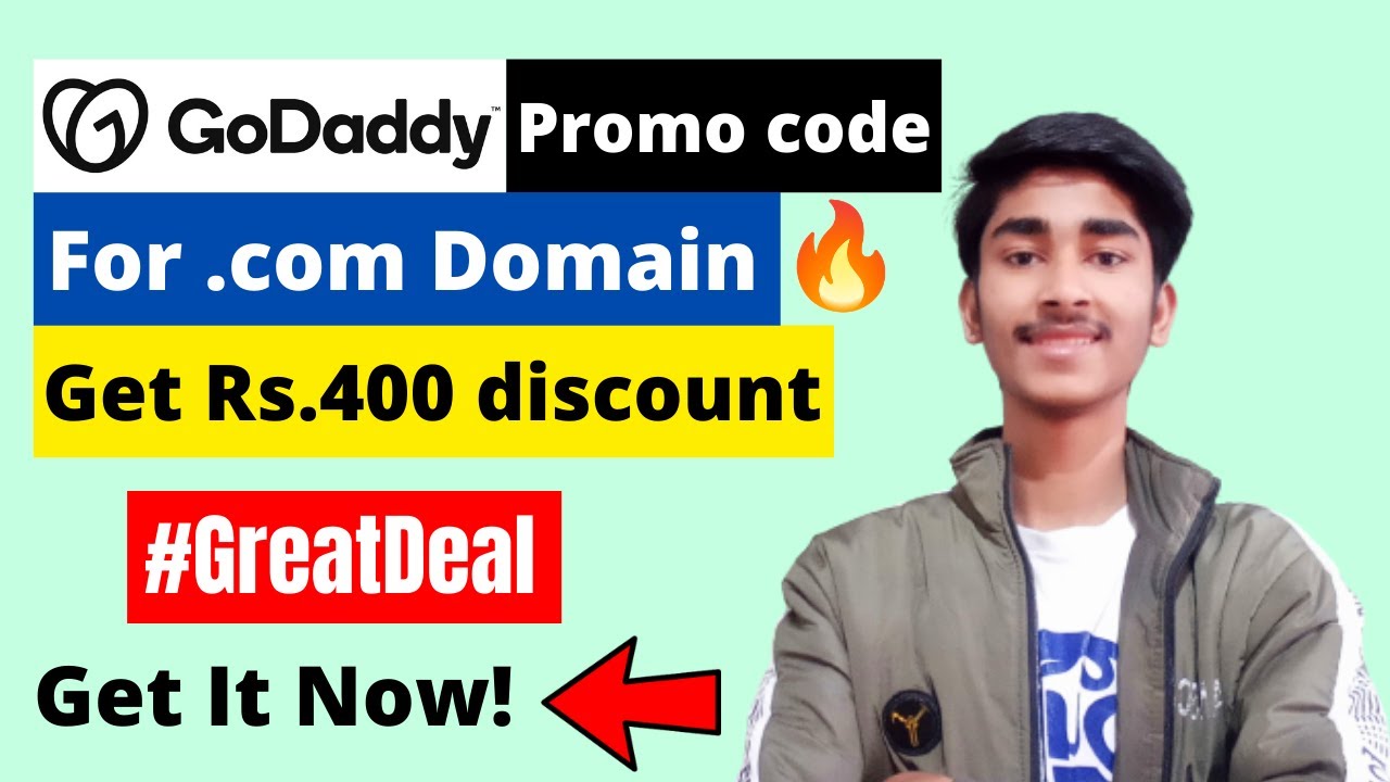 Godaddy Promo Code 2021 | For .com Domain | Godaddy Coupon Code | Buy ...