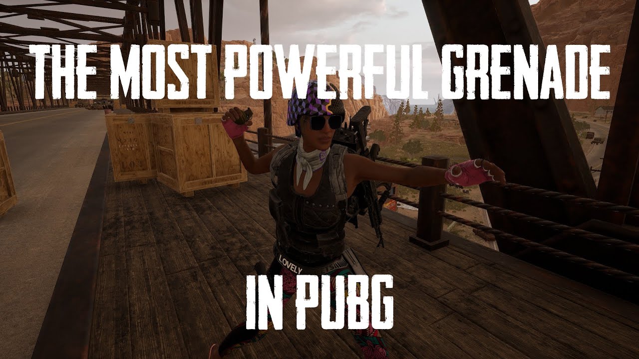 The Most Powerful Grenade in PUBG - YouTube