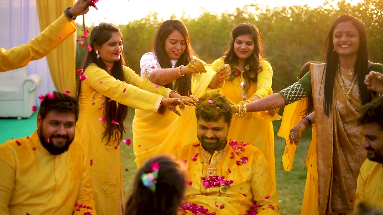 The Best Haldi Video Ever - Hiren's Haldi Moments - YouTube
