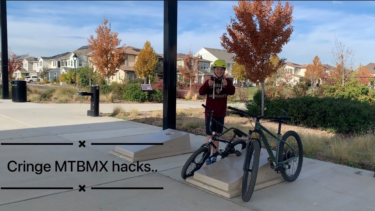 Three cringy mtb/bmx bike hacks… - YouTube