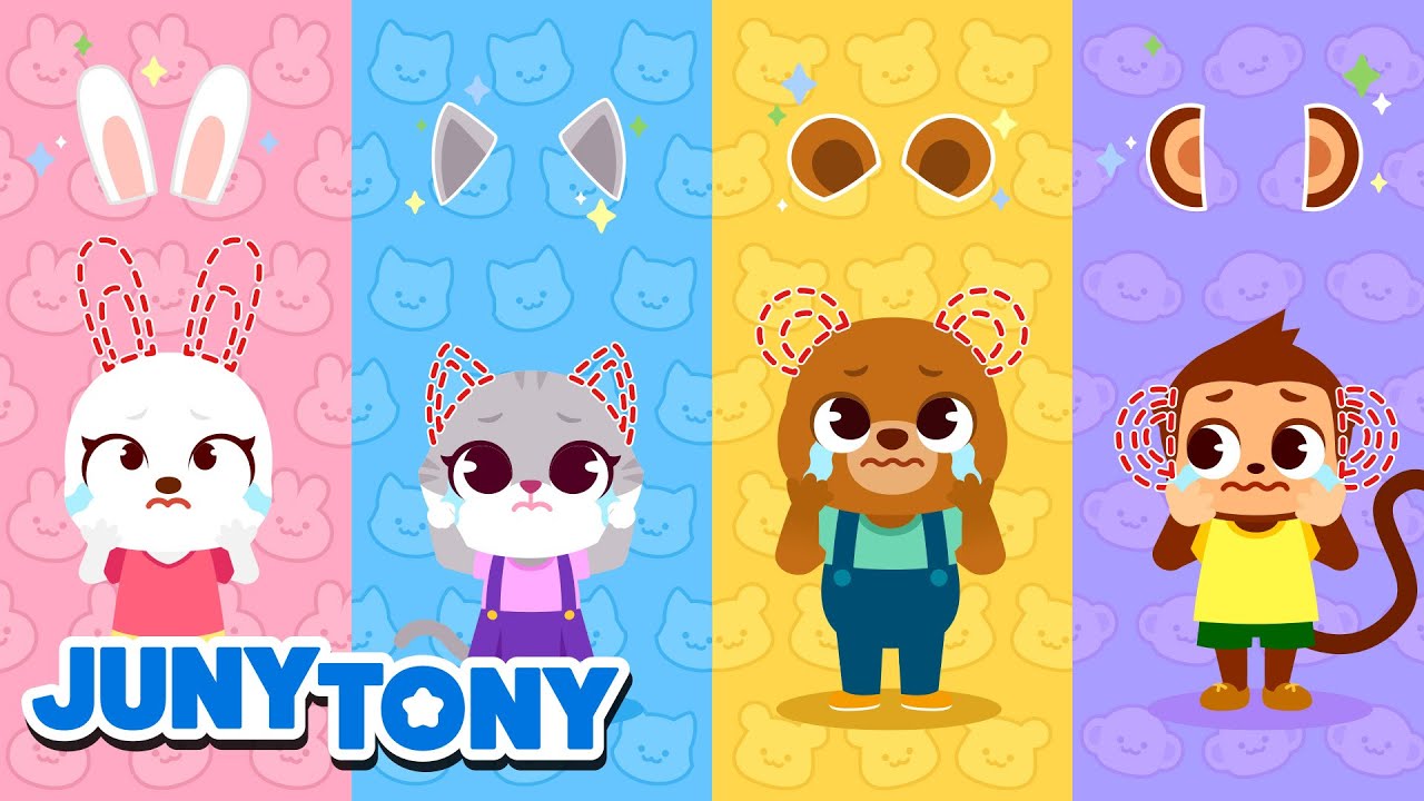 Please Find My Ears｜Help the Animal Friends!｜Animal Songs｜Kids Songs ...