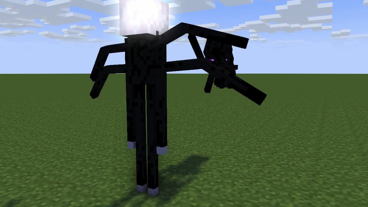 Minecraft animations battles: Enderman vs Slenderman - YouTube