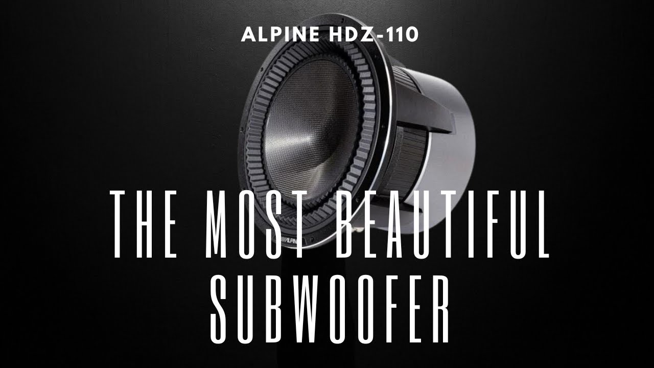 Alpine Status HDZ-110 the most beautiful subwoofer ever - YouTube