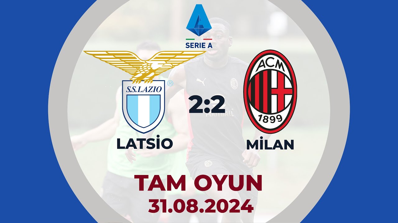 Latsio 2:2 Milan | İtaliya A seriyası, 3-cü tur | TAM OYUN - YouTube