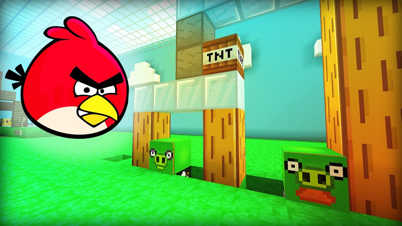 Minecraft ANGRY BIRDS - YouTube