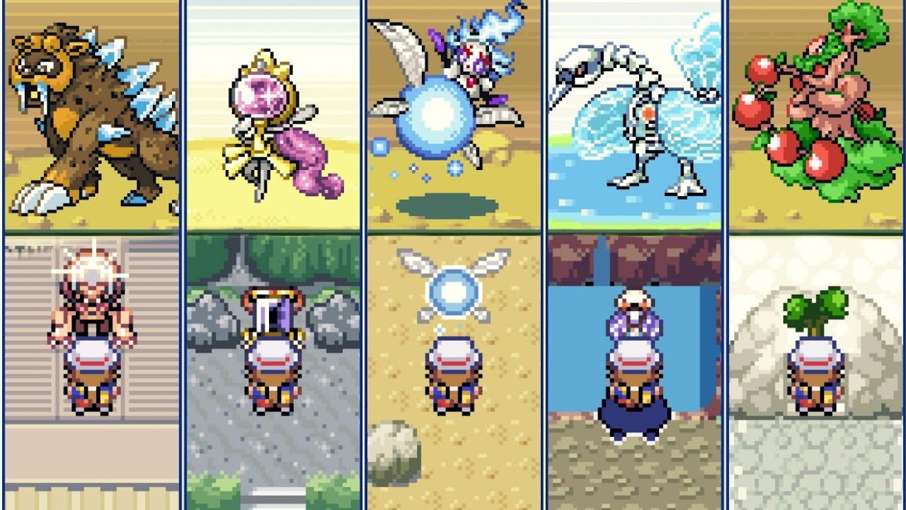 POKEMON WEIRD TYPE FUN - ALL LEGENDARY LOCATIONS - YouTube
