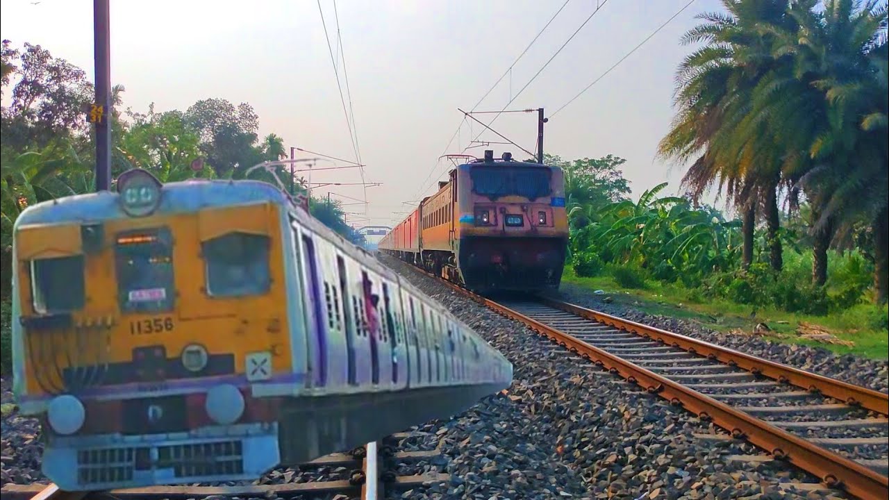 (Katwa To Howrah Local Train) (Kamakhya Puri Express Train) Indian ...