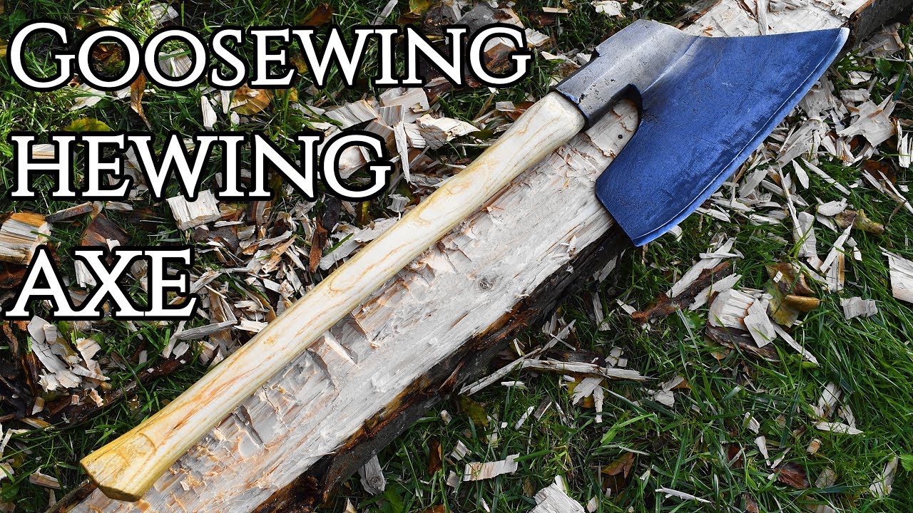 Restoration - Goosewing Hewing Axe - YouTube