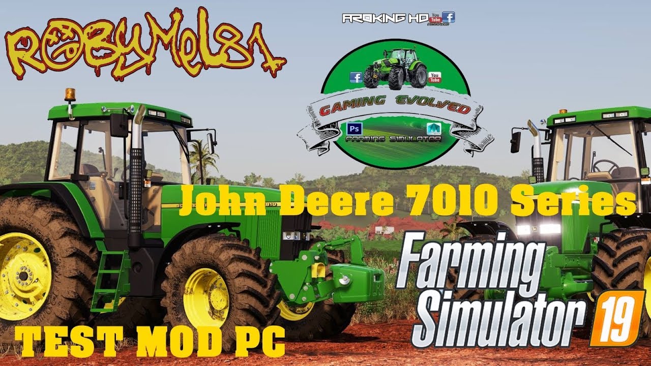 Farming Simulator 2019 - TEST MOD - John Deere 7010 Series V1 (SOLO PC ...