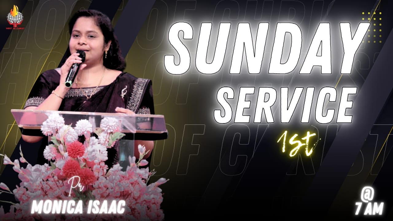 🔴🅻🅸🆅🅴 SUNDAY SERVICE - 1 || 12th October 2025 || Sis.Monica Isaac || Pr ...