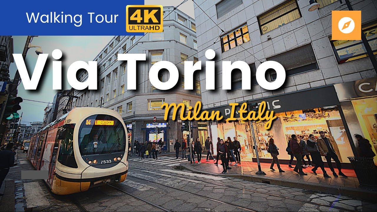 VIA TORINO Milan Italy | Video Walks 4K - YouTube