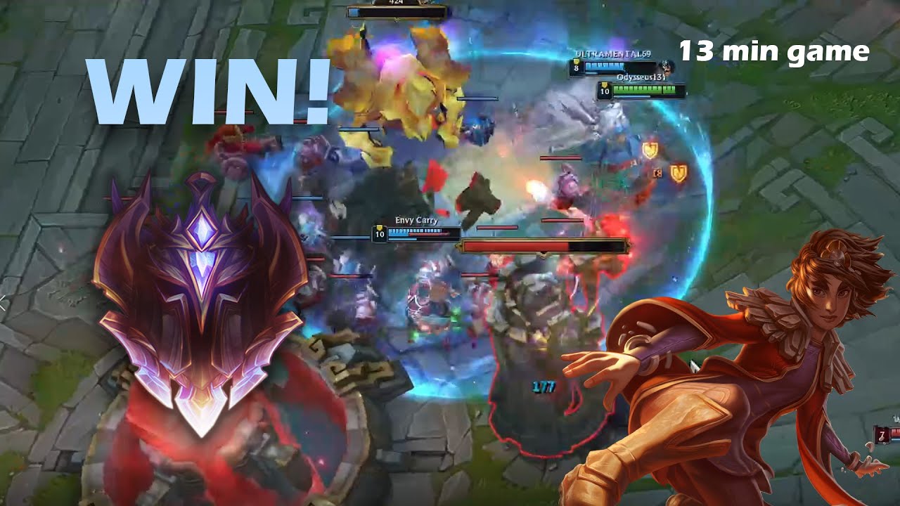 HOW TO WIN A CHALLENGER GAME IN 13 MINUTES! (full game) - YouTube