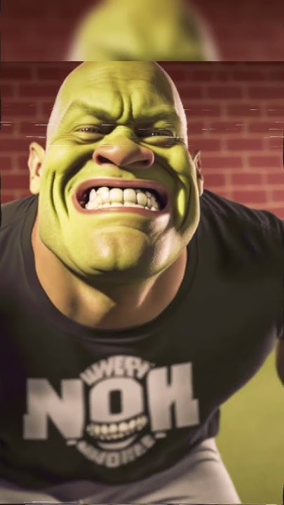 НейросетьСкалаШрек нейросеть Shorts приколы Dwaynejohnson Shrek Youtube