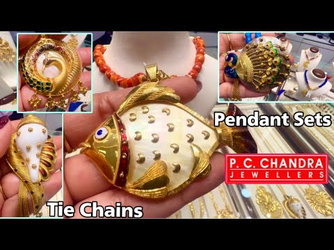 22k Gold Pendant Set Designs With Price @pcchandrajewellers /Tie Chain ...
