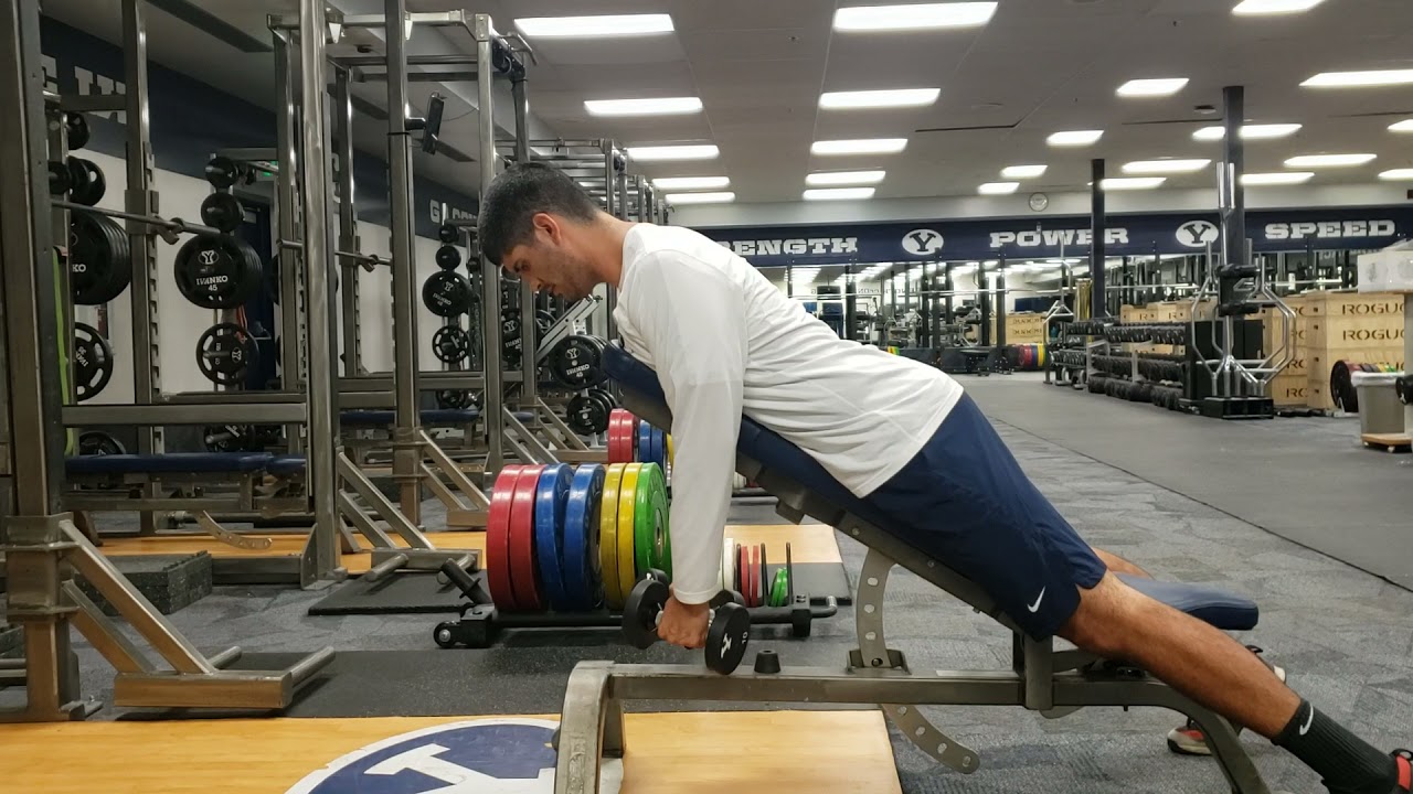 Bench Supported Rows - YouTube