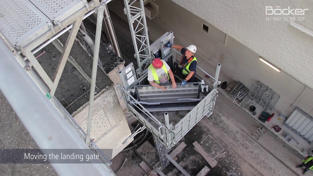 Böcker Super Lift MX 1024 – Construction Rack and Pinion Hoist - YouTube