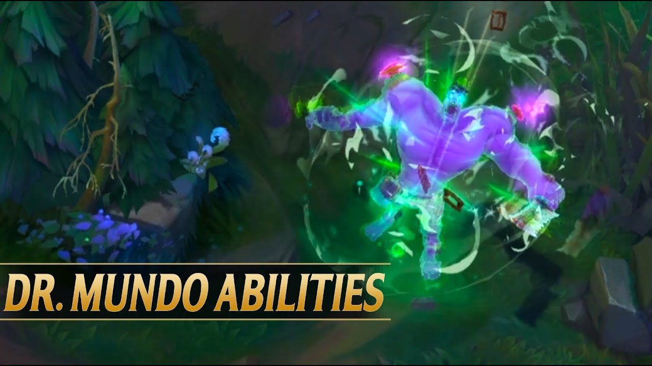 DR. MUNDO REWORK ABILITIES Gameplay Explained - League of Legends - YouTube