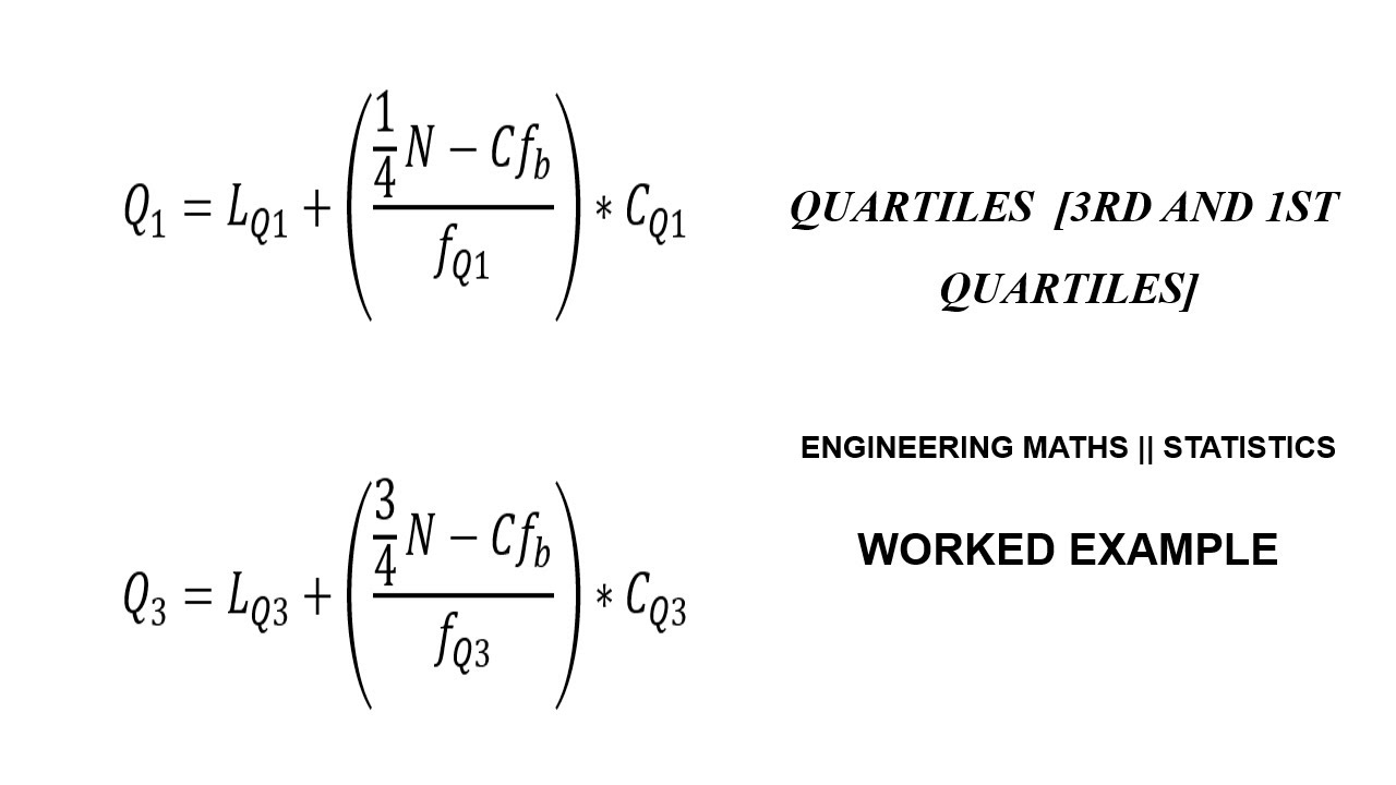 Quartiles || Q1 and Q3|| Interquartile range || statistics - YouTube