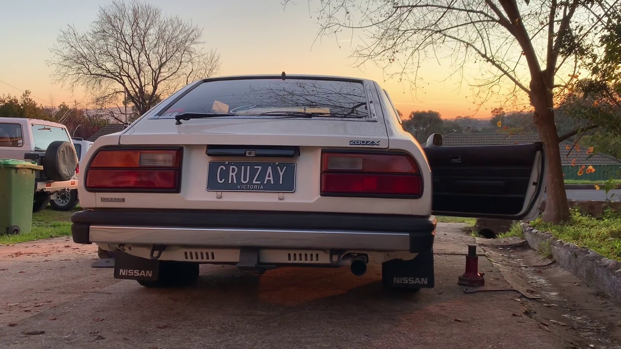 Worked L28 Nissan 280ZX first start & test runs - YouTube