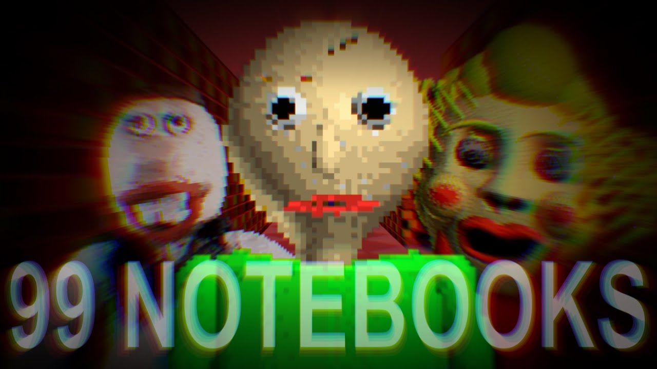 The 99 FLOORS Baldi's Basics Mod DESTROYED My MIND - 61 Notebooks ...