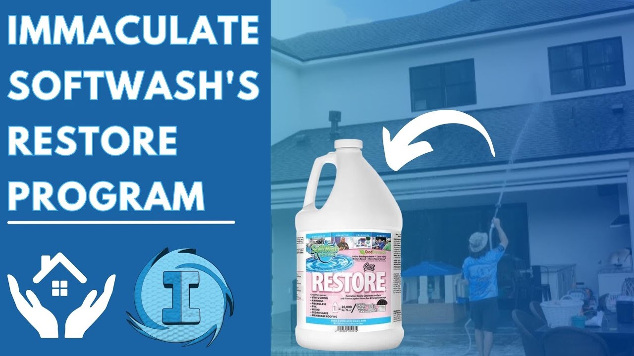 Immaculate SoftWash's Restore Program - YouTube