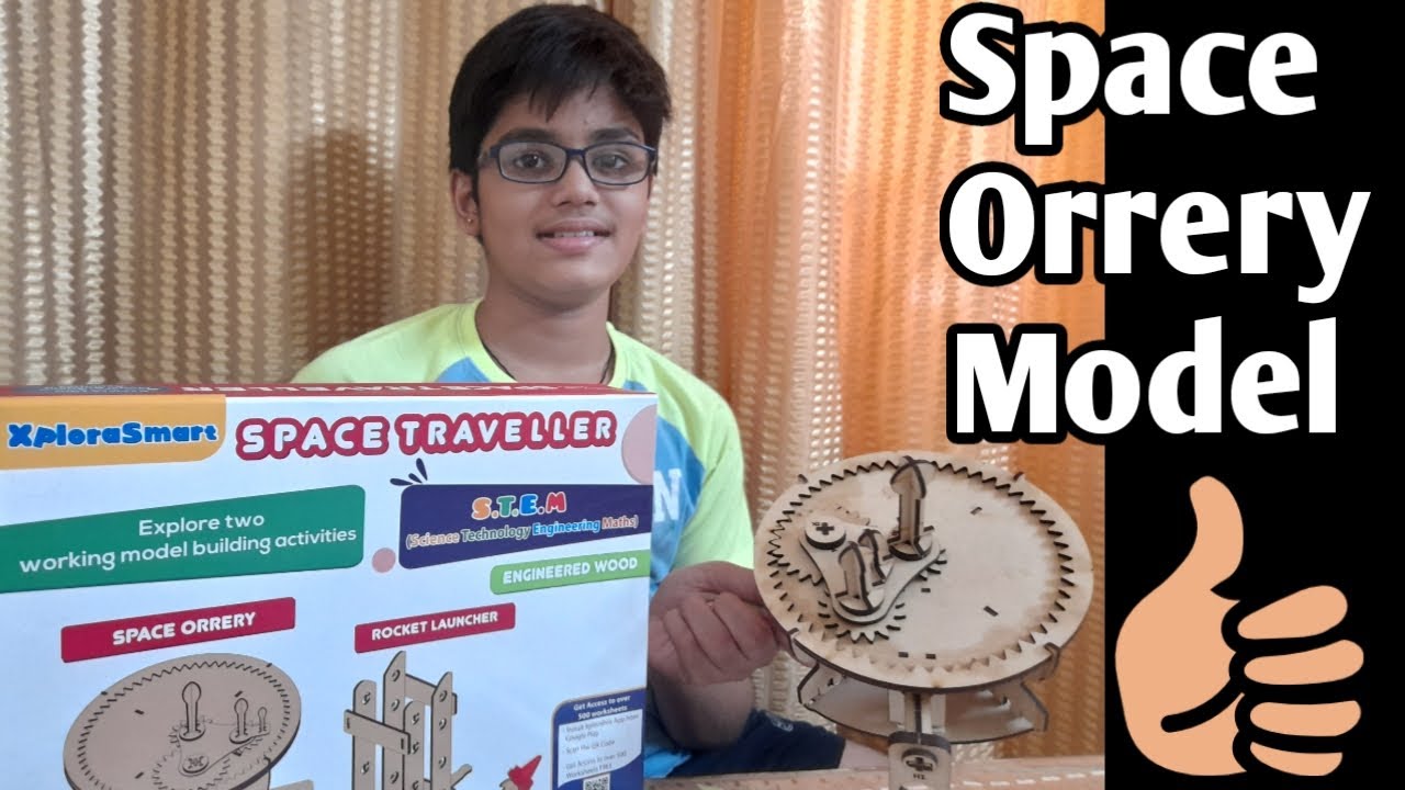 Solar System Model / Space Orrery / Earth , Moon And Sun Diagram / STEM ...