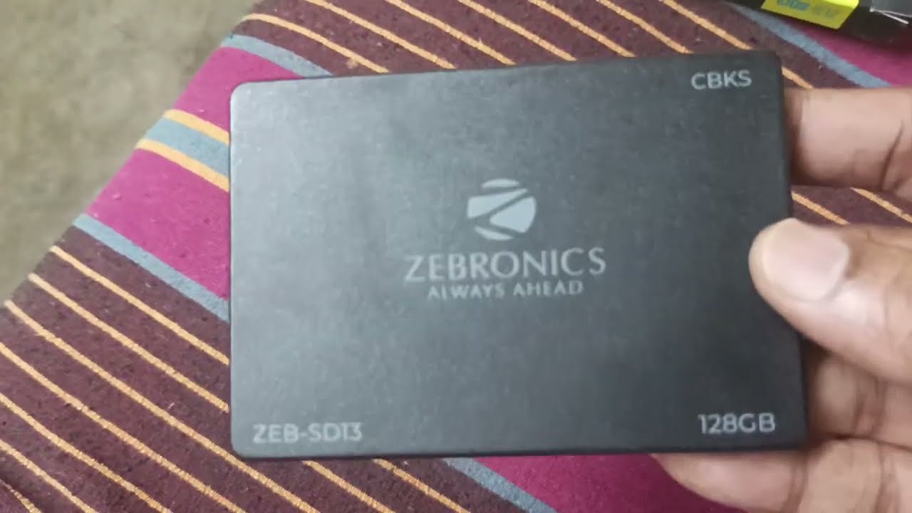 Zebronics SD13 128GB SSD - YouTube