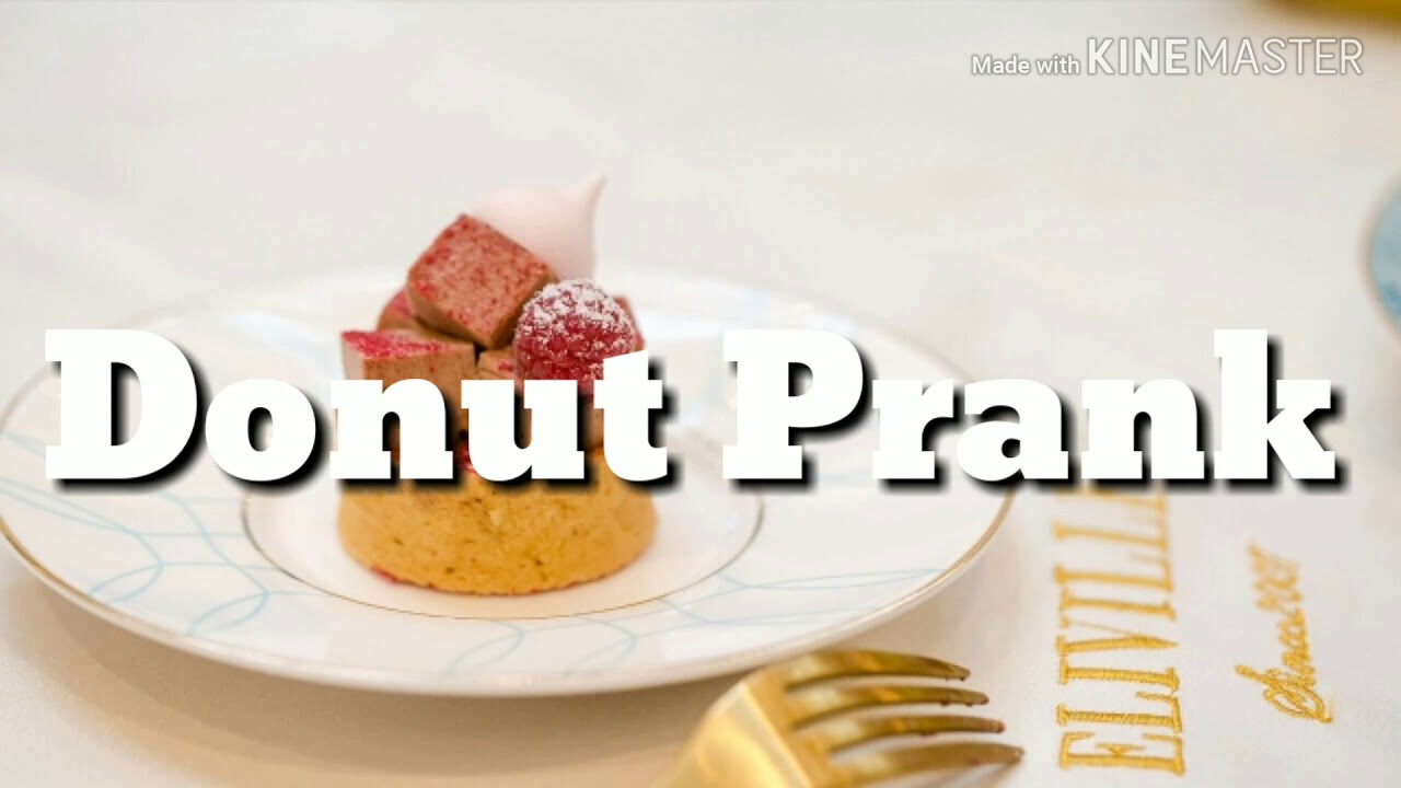 Donut Prank|vlog #01 - YouTube