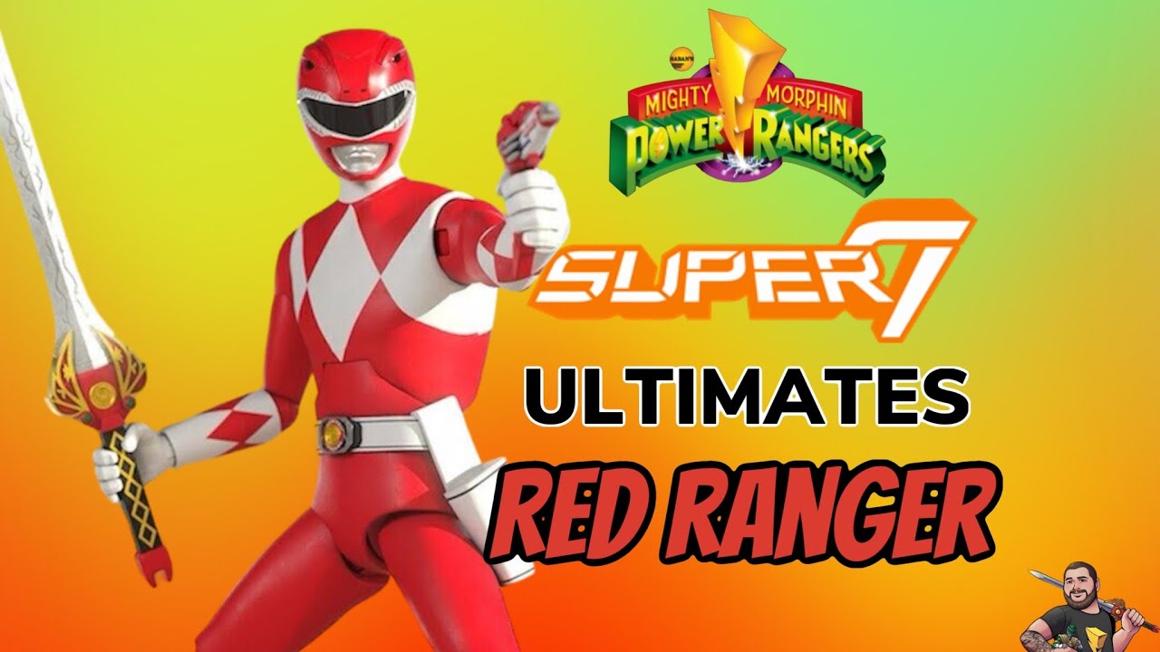 Super7 Ultimates Mighty Morphin Power Rangers Red Ranger review ...
