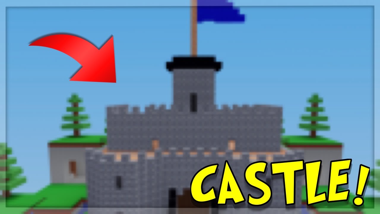 Building a Castle in Roblox Bedwars - YouTube