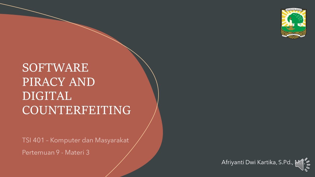 3. Software Piracy and Digital Counterfeiting - YouTube