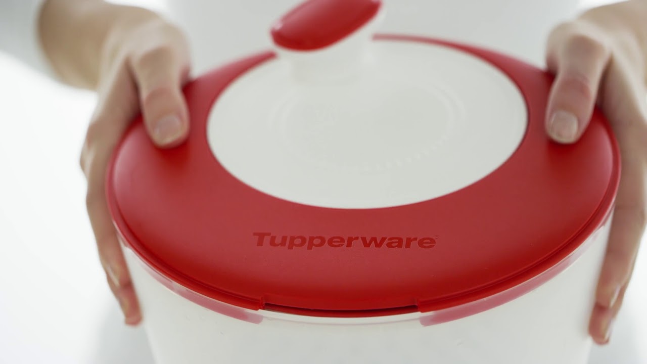 Rổ quay rau Tupperware - Spinning Chef - YouTube